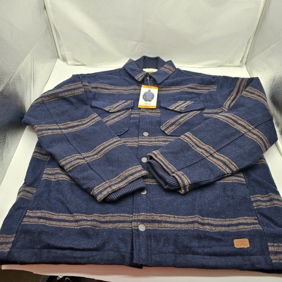 Jachs | Jackets & Coats | Nwt Jachs Premium Outdoor Navy Strip Wool ...